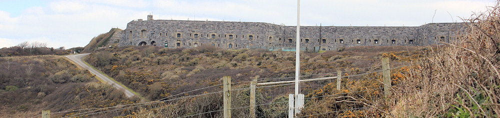 07 Tregantle Fort, Ruth walking the South West Coast Path, Cornwall ...